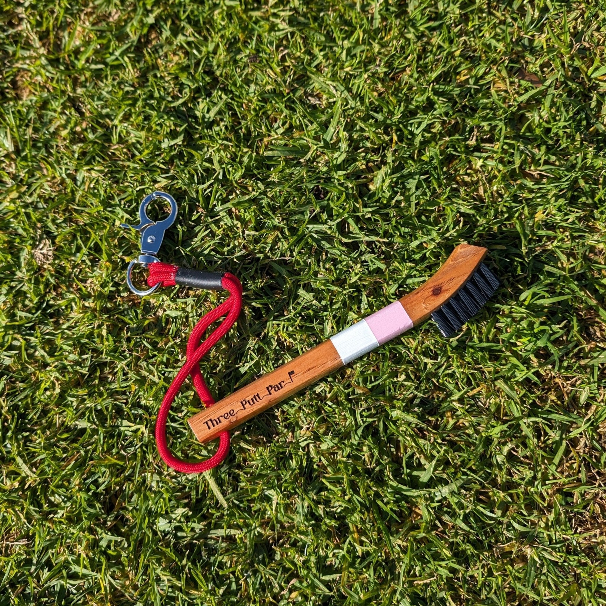 Pink - Hickory Golf Brush – Three Putt Par